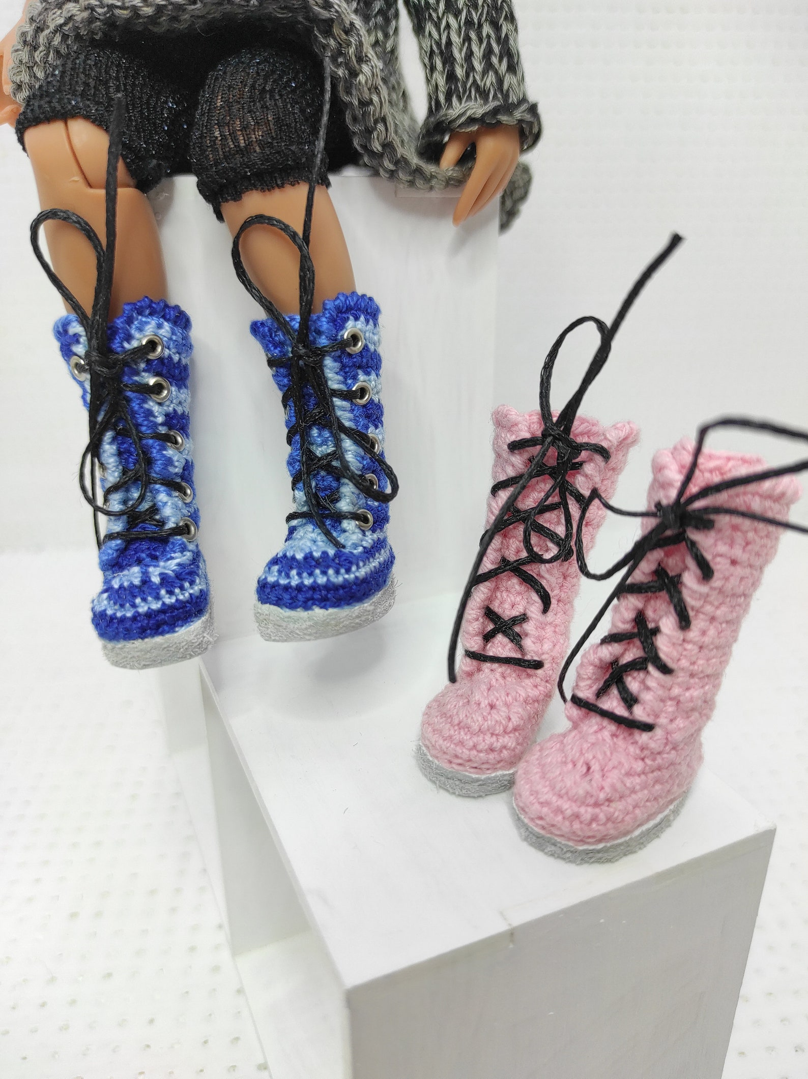 PATTERN SET 3 in 1 Blythe Dolls Crochet Shoes - Etsy