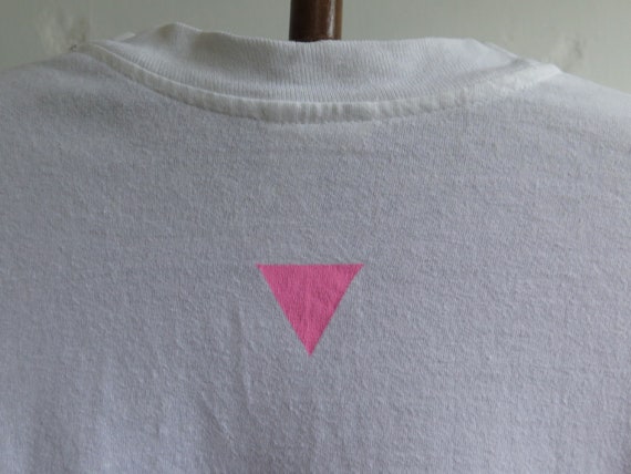 80s 90s Silence=Death project Pink triangle LGBTQ Com… - Gem