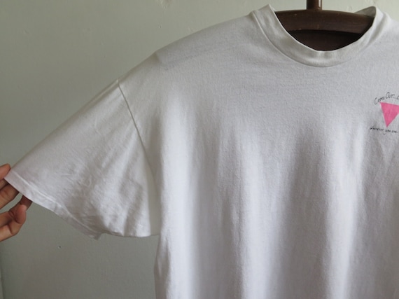 80s 90s Silence=Death project Pink triangle LGBTQ Com… - Gem