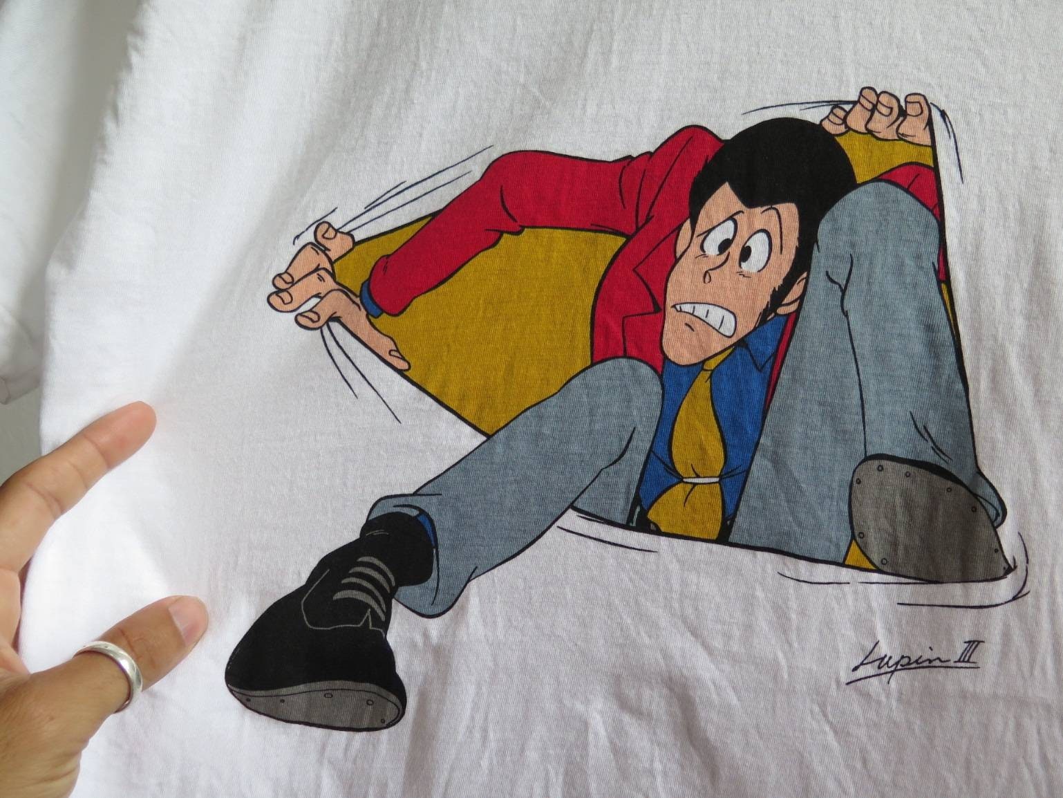 ヴィンテージ ルパン T シャツ 90 年代 ルパン三世 マンガ T ヴィンテージ ルパン T シャツ 90 年代 ルパン三世 マンガ T