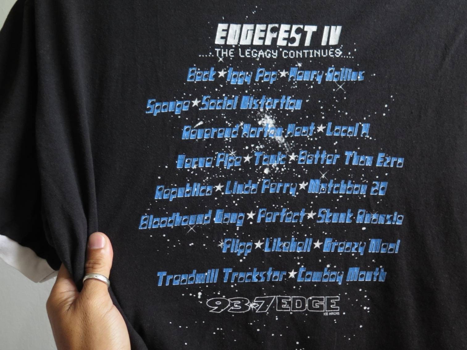 Vintage Edgefest T Shirt Edgefest Music Festival Tee Classic Vintage Edgefest T Shirt Edgefest Music Festival Tee Classic