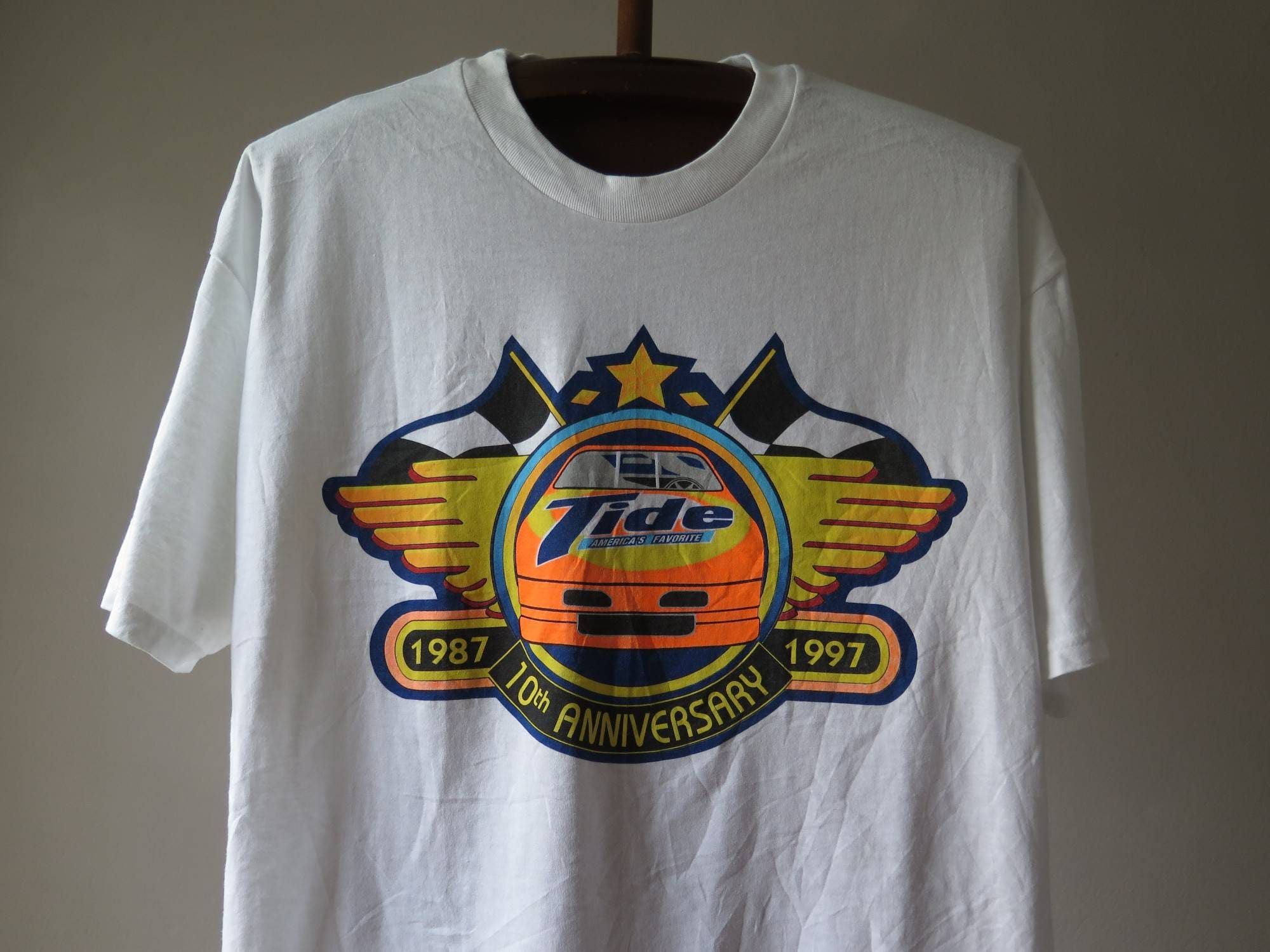 Vintage Tide Racing Tshirt 10th Anniversary Tshirt 81-97 Rare Racing ...