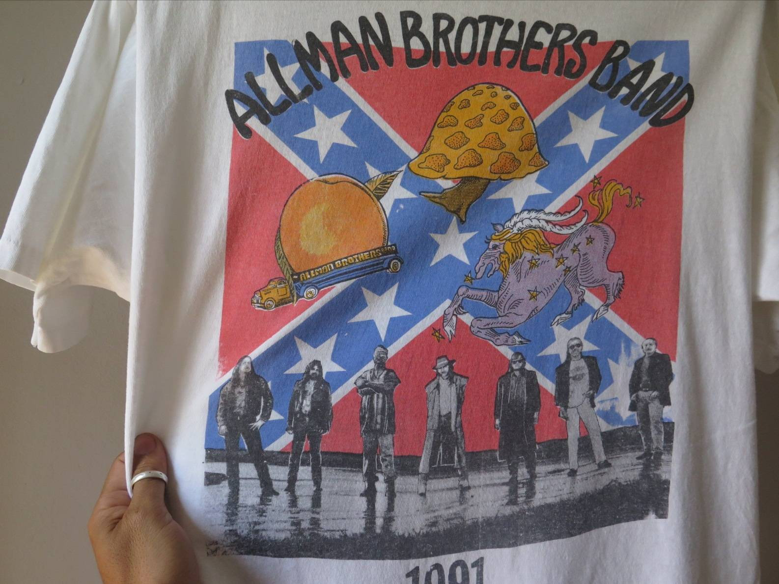 Vintage Allman Brothers T Shirt the Allman Brothers Tour 1991 - Etsy