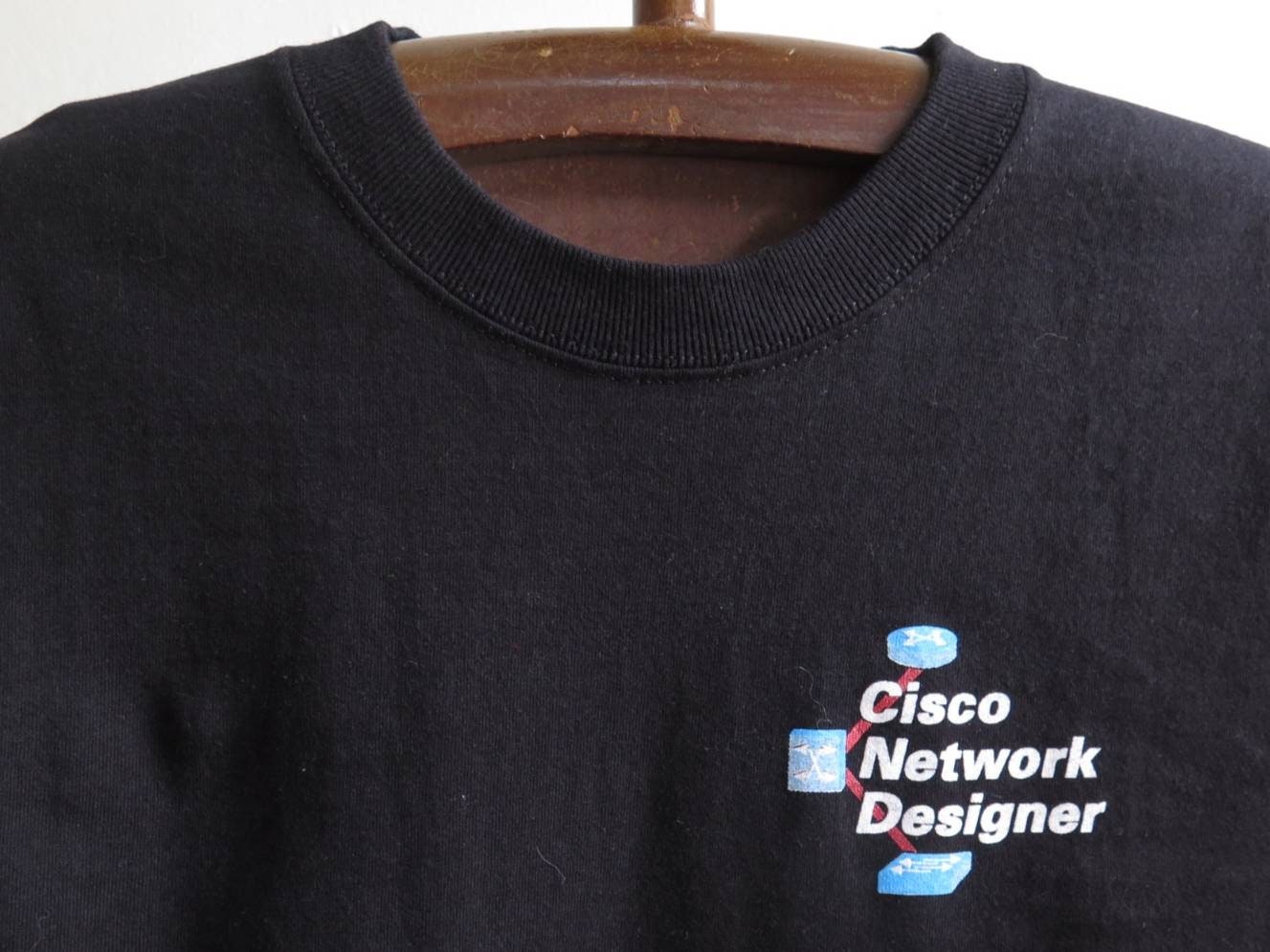 Vintage Cisco Systems T Shirt 00s Cisco Network Designer T Shirt ...