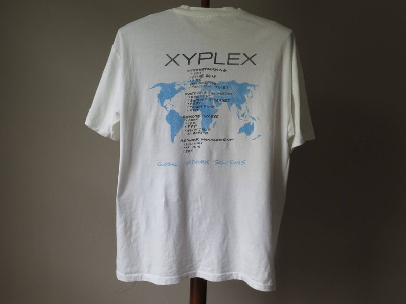 XYPLEX Maxserver Terminal Server Computer T-shirt Internet Mind Map IT ...