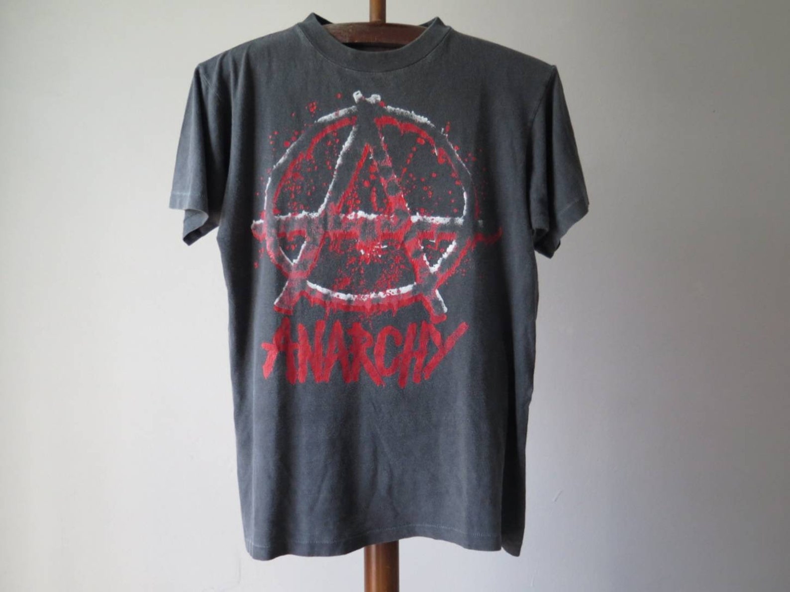 Vintage Anarchy T Shirt Anarchy Symbol T Shirt Anarchist Punk Etsy