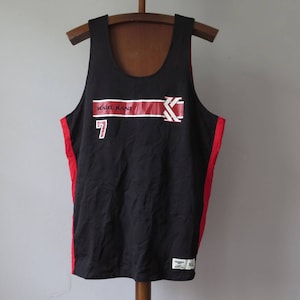 Karl Kani Tank Top Karl Kani Basketball Tank Top Red Black 2 Way Hiphop ...