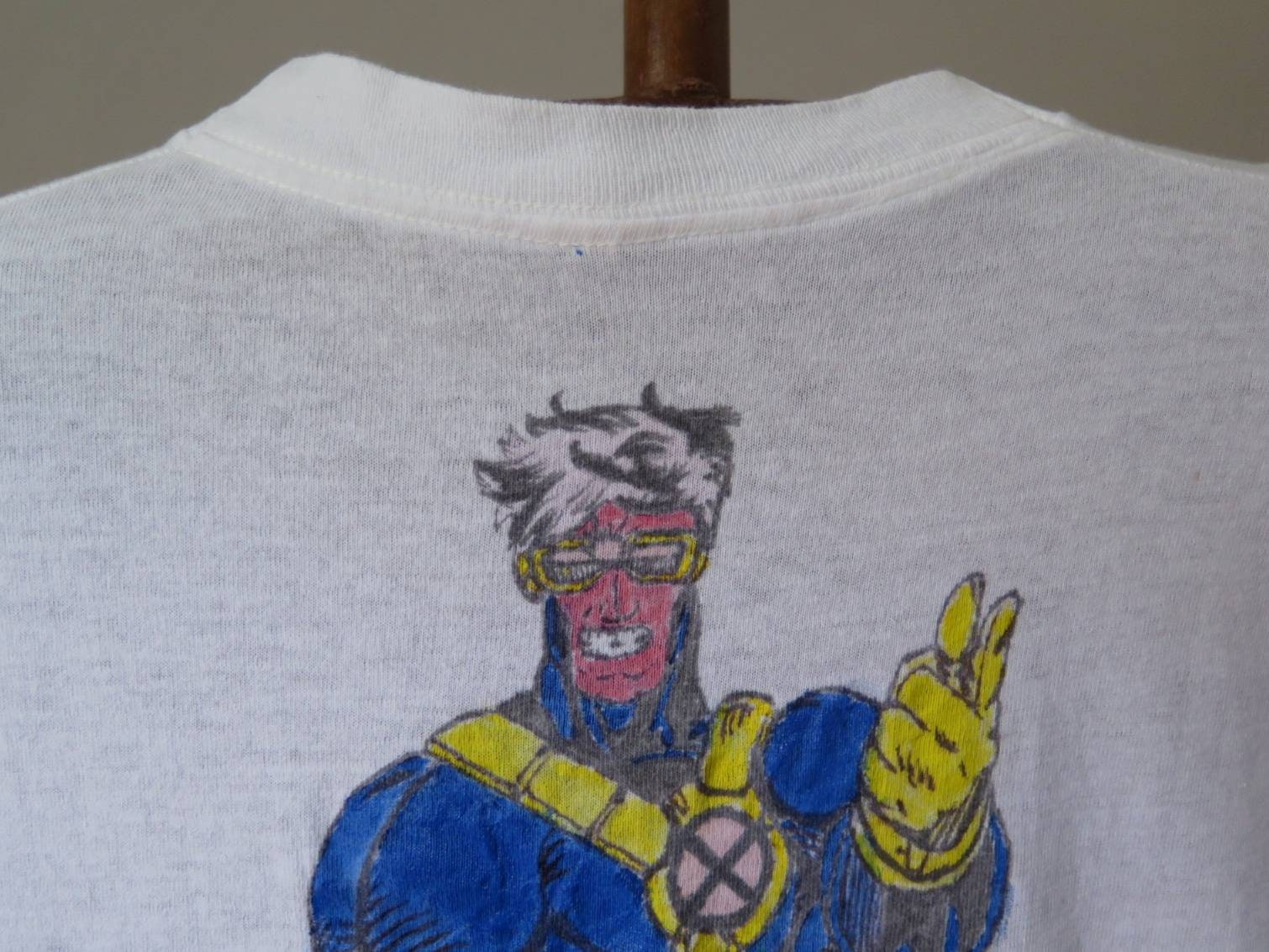 Vintage Cyclops T Shirt 80s 90s Cyclops Hand Paint Tee - Etsy