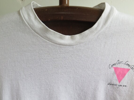 80s 90s Silence=Death project Pink triangle LGBTQ Com… - Gem