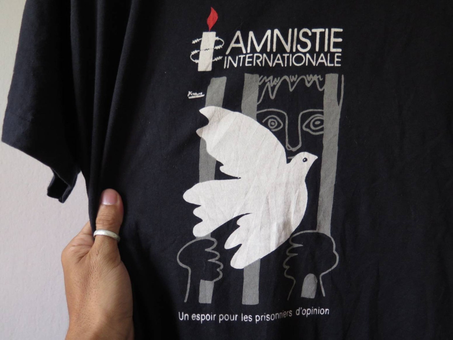 Vintage Picasso for Amnesty International T Shirt Amnesty - Etsy