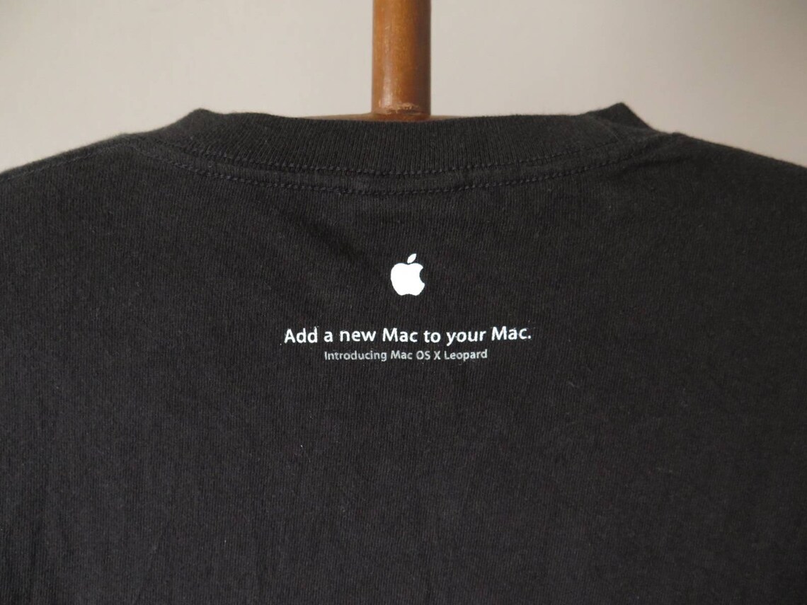 Apple Mac Computer IT Ios X Leopard Vintage Tee Technology | Etsy