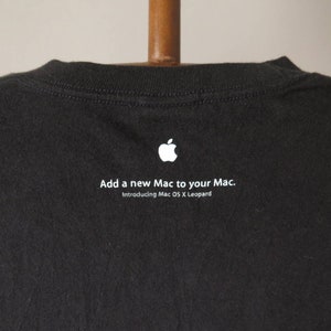Apple Mac Computer IT Ios X Leopard Vintage Tee Technology Software ...