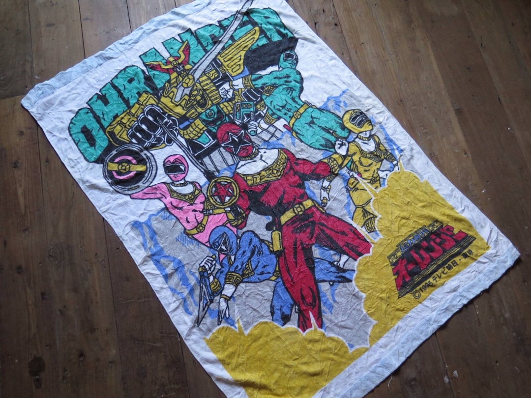 Vintage Ohranger Cotton Towel: 1995 Super Sentai Power Ranger Zeo - Etsy
