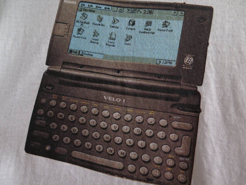 Philips Velo Handheld PC PDA 1997 Vintage Tee Digital Device - Etsy