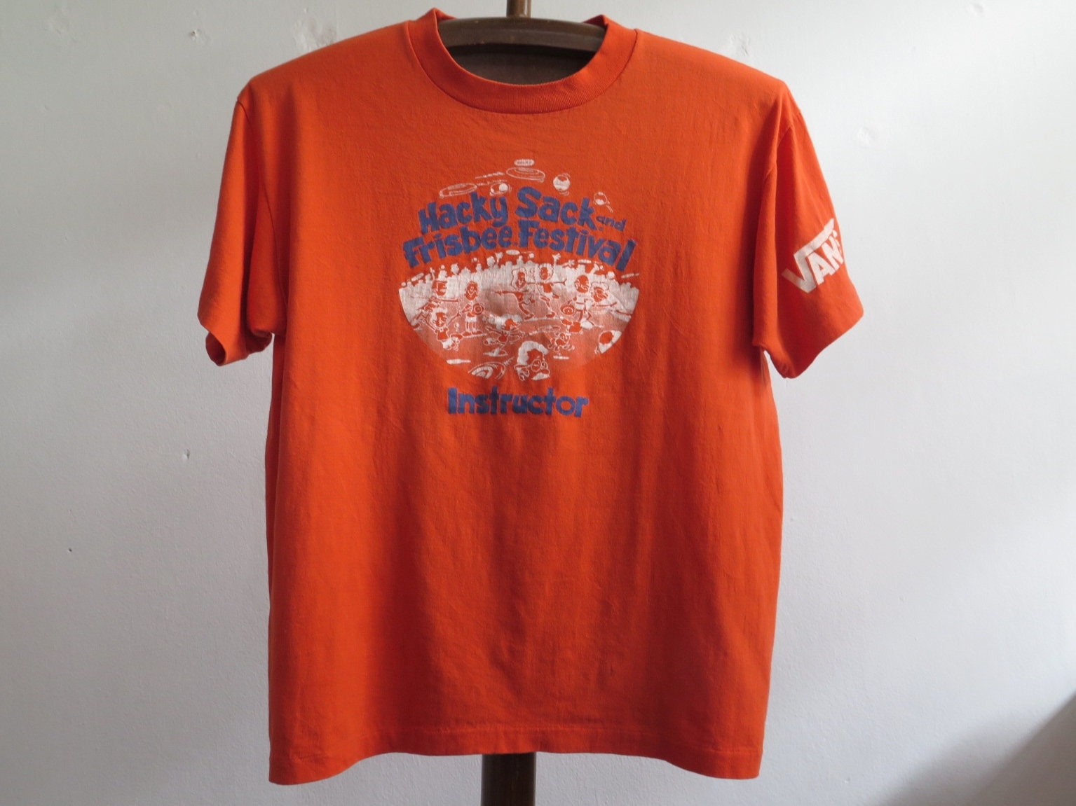 Vintage Hacky Sack and Frisbee Festival T Shirt 80s Vans T Shirt Wham-o ...
