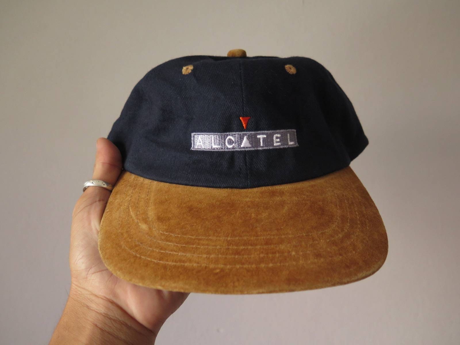 Vintage Alcatel Cap Alcatel Phone Classic Logo Cotton and Suede Cap 90s ...