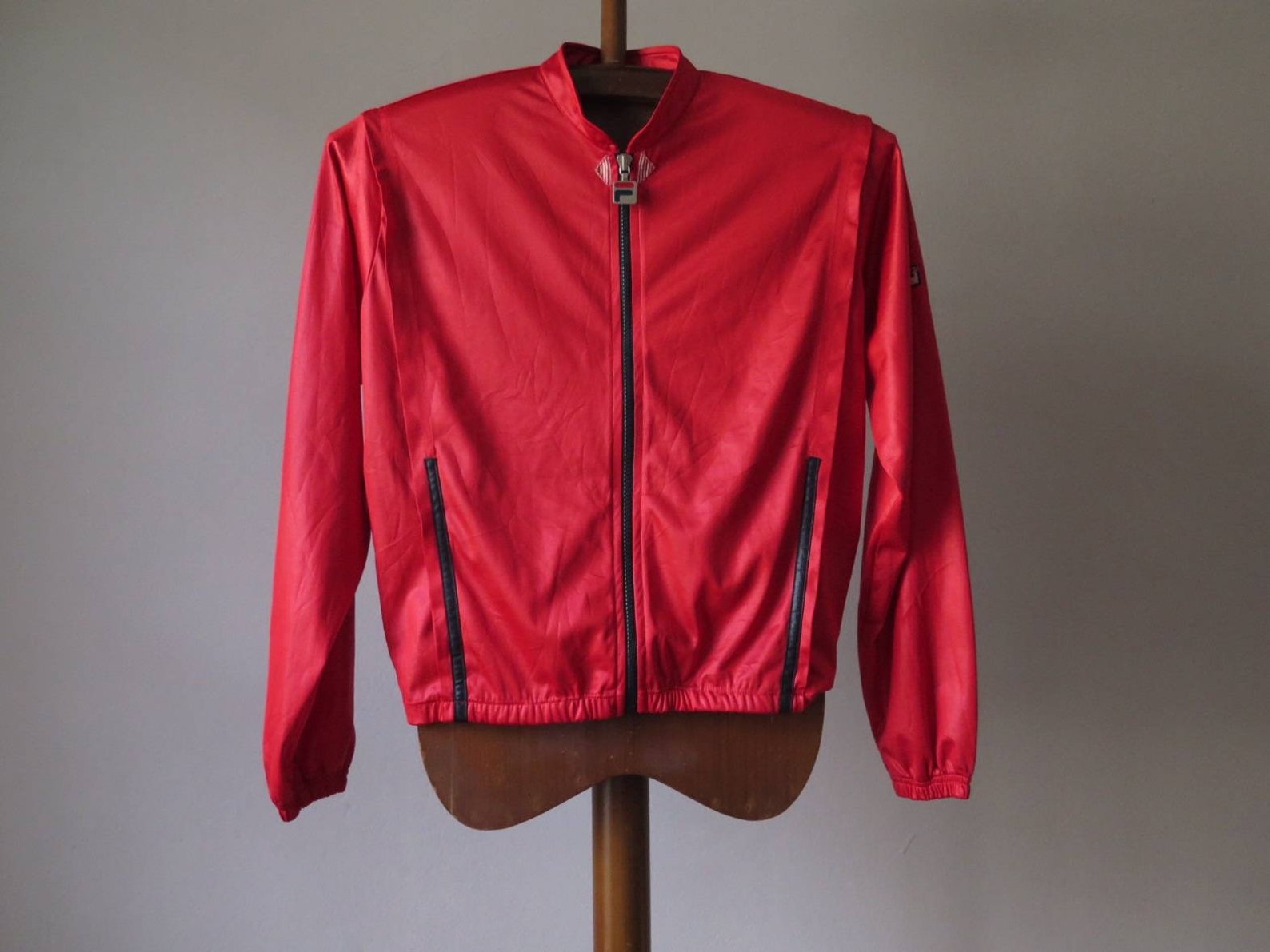 Fila Vintage Red Swimming Tracksuit 80s - 90s Fila Jacket Zip up ...