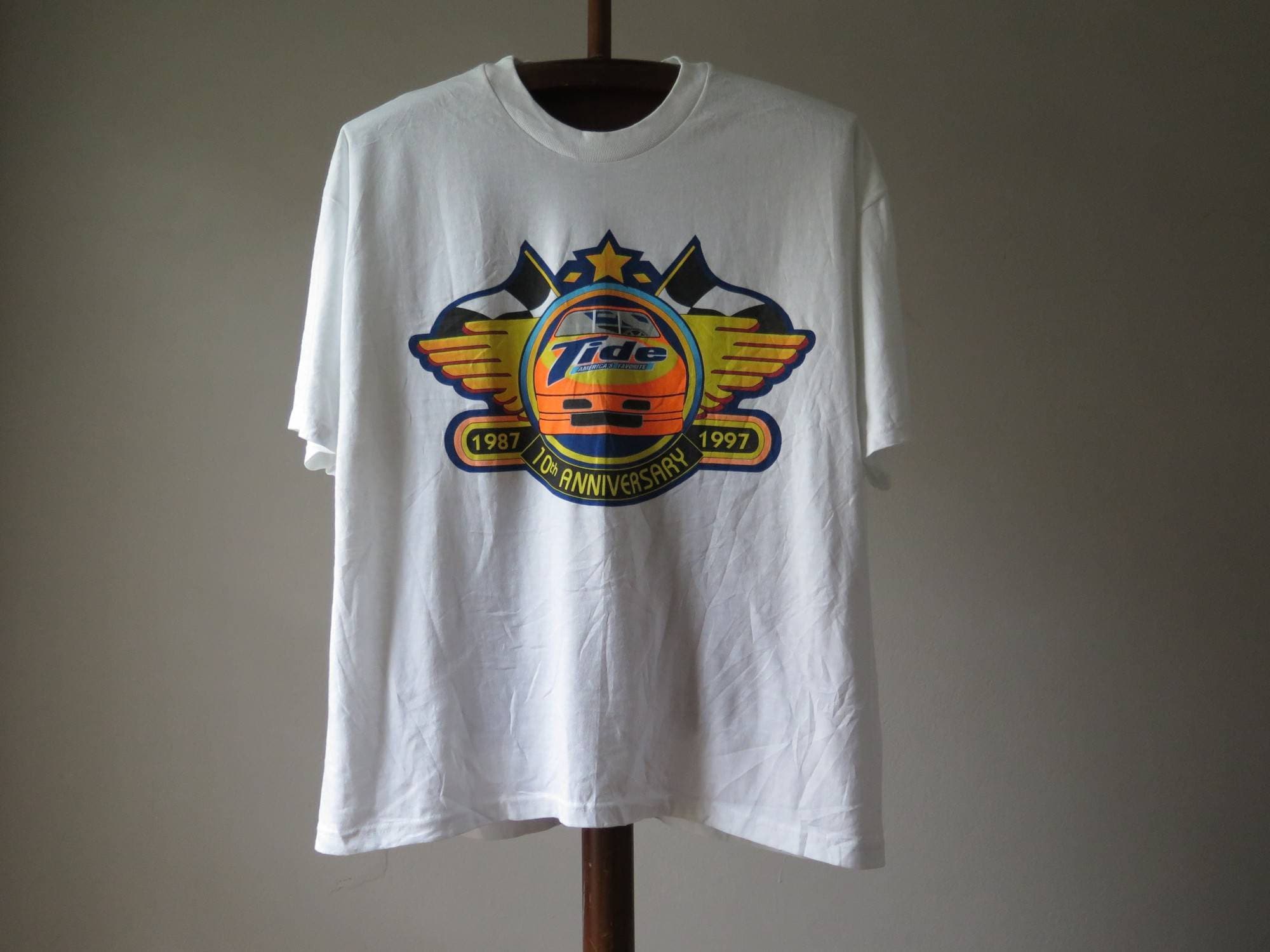 Vintage Tide Racing Tshirt 10th Anniversary Tshirt 81-97 Rare Racing ...