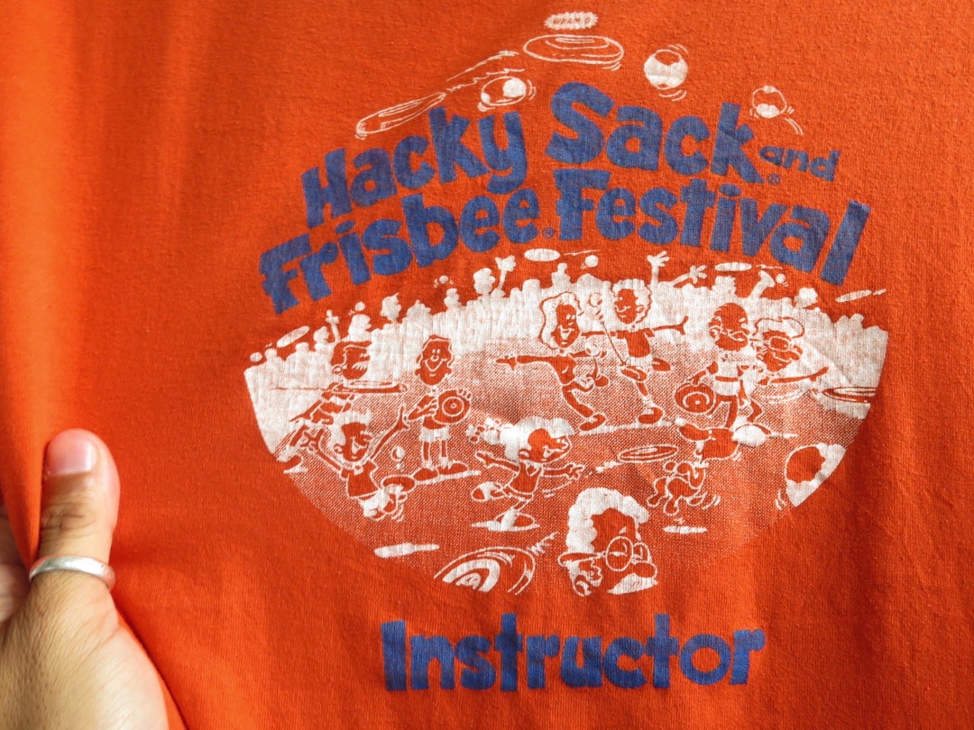 Vintage Hacky Sack and Frisbee Festival T Shirt 80s Vans T Shirt Wham-o ...