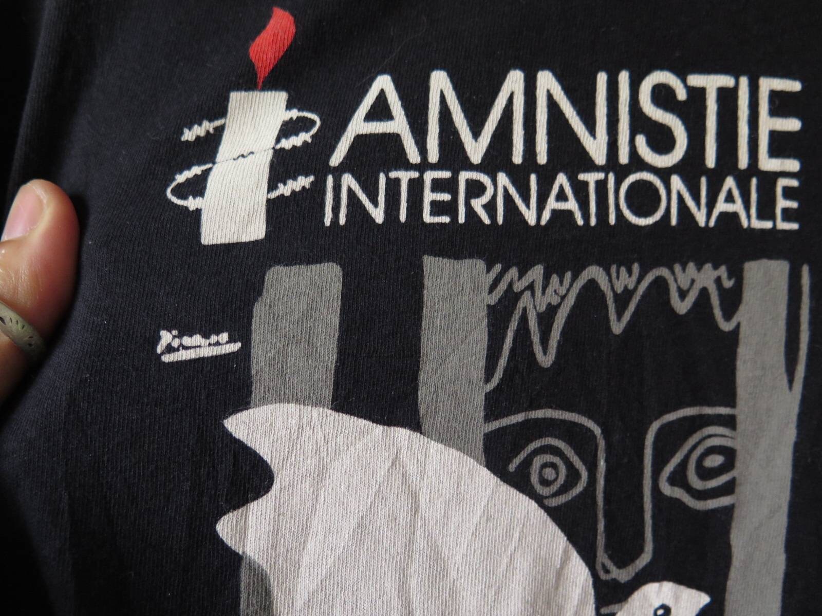 Vintage Picasso for Amnesty International T Shirt Amnesty - Etsy