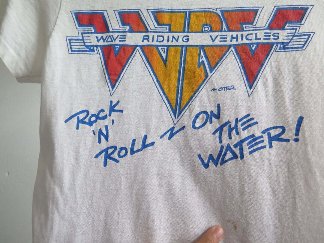 Vintage 80s WRV Surf T-shirt: Wave Riding Vehicles, Rock N Roll - Etsy