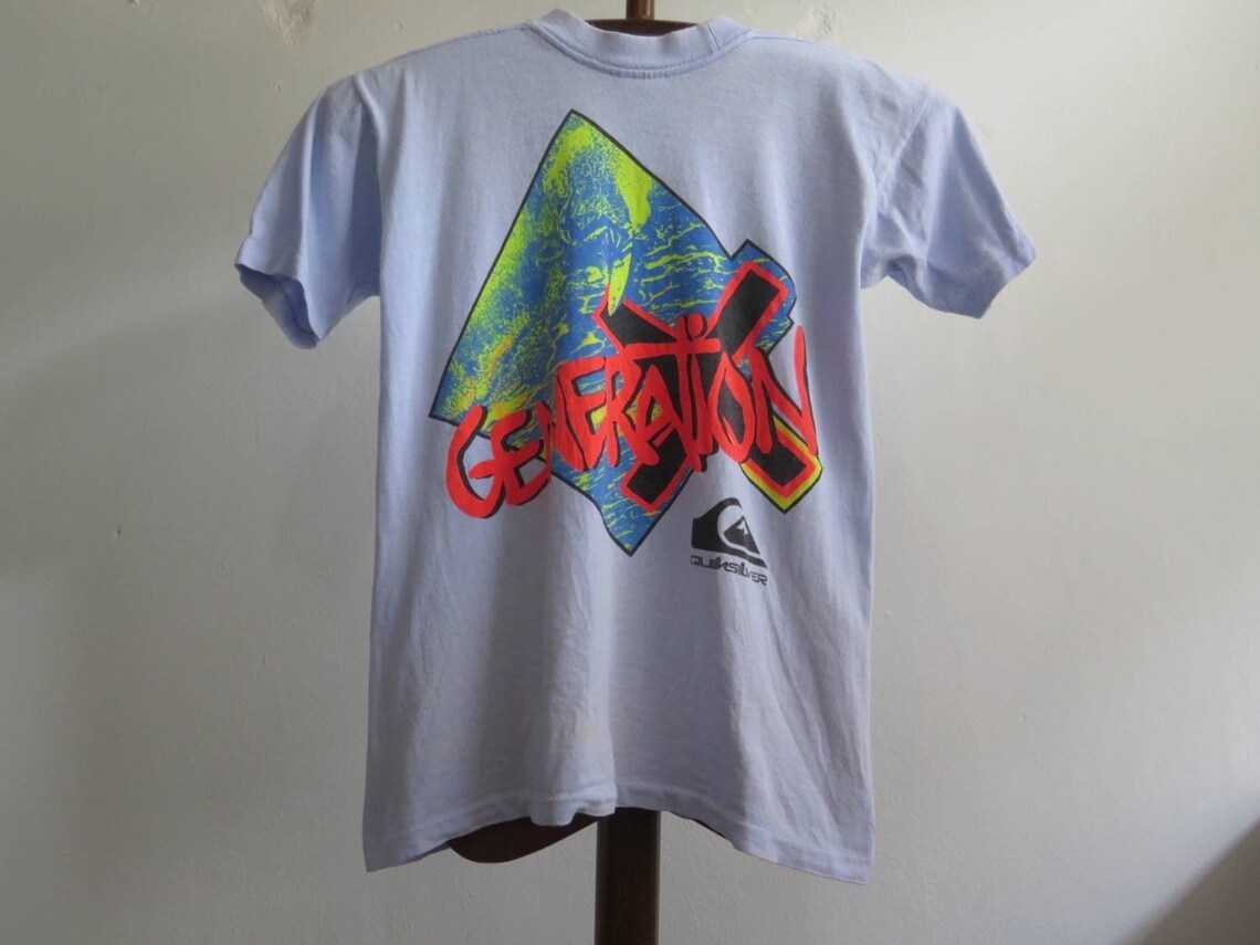 Vintage Quicksilver T Shirt 80s Quicksilver Generation X - Etsy