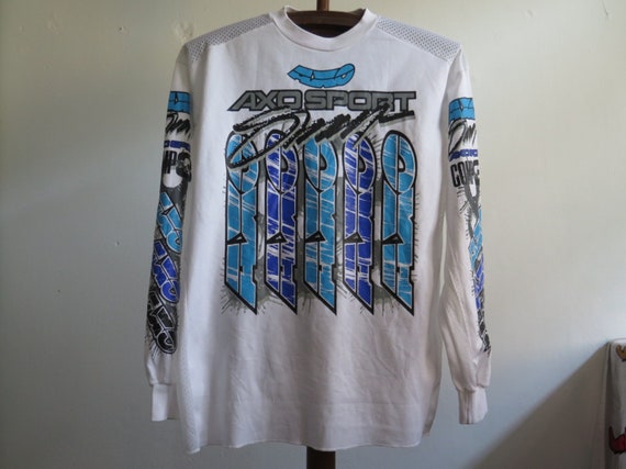 Vintage AXO Sport Racing Shirt 90s Motocross Jersey S… - Gem