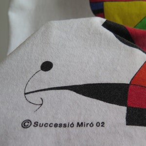 Vintage Joan Miro T Shirt Vintage Art T Shirt Artist Painting T Shirt L ...