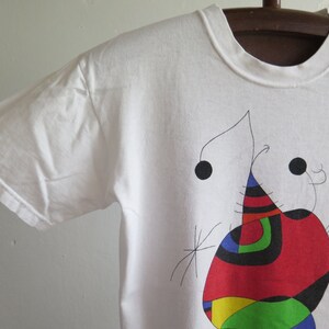 Vintage Joan Miro T Shirt Vintage Art T Shirt Artist Painting T Shirt L ...