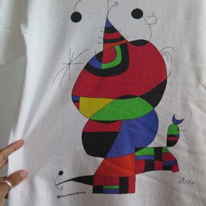 Vintage Joan Miro T Shirt Vintage Art T Shirt Artist Painting T Shirt L ...