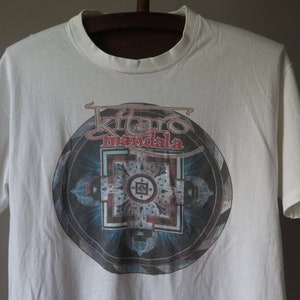 Vintage Kitaro Tshirt Kitaro Mandala 1994 Japanese New Age Music Chakra ...