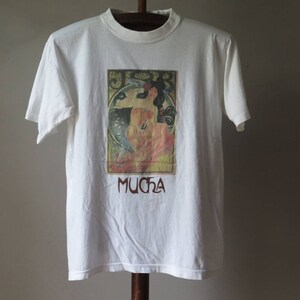 Vintage Job Alphonse Mucha Artwork Tee Painting Artist Art - Etsy