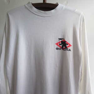 Vintage Gotcha T Shirt 1990 Gotcha Surf T Shirt Vintage Surf Wear Long ...