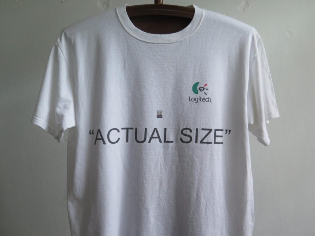 Vintage Logitech Promo T-shirt: 90s Computer Hardware Tee - Etsy