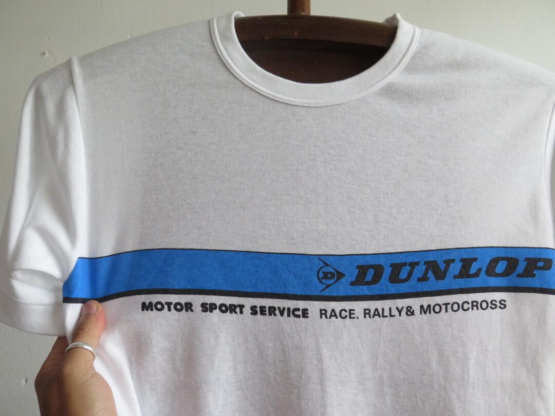 Vintage Dunlop T Shirt Motor Sport Service 80s Japan Promo Race Rally ...