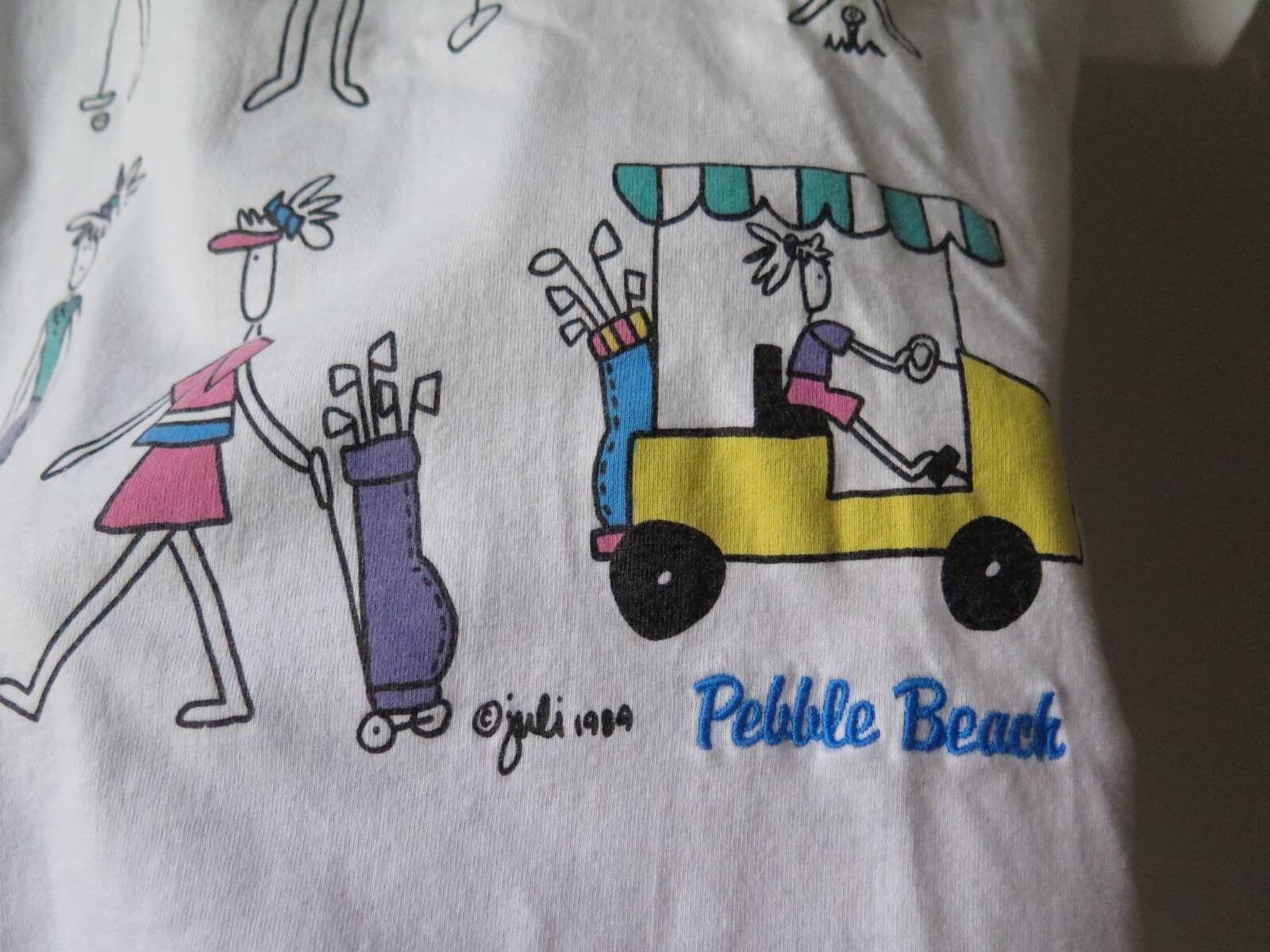 Vintage Golf T Shirt Golf Cartoon Juli Orignal Designs 1989 - Etsy