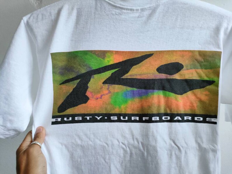 Vintage Rusty Surfboards T Shirt 90s Rusty Surf Wear Single Stitch 90s ...