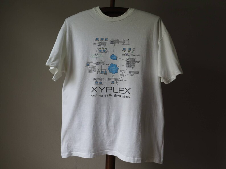 XYPLEX Maxserver Terminal Server Computer T-shirt Internet Mind Map IT ...
