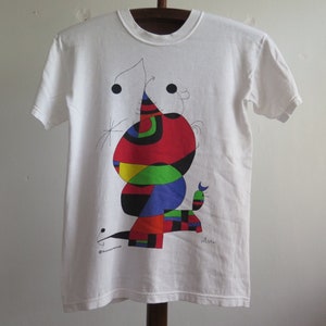 Vintage Joan Miro T Shirt Vintage Art T Shirt Artist Painting T Shirt L ...
