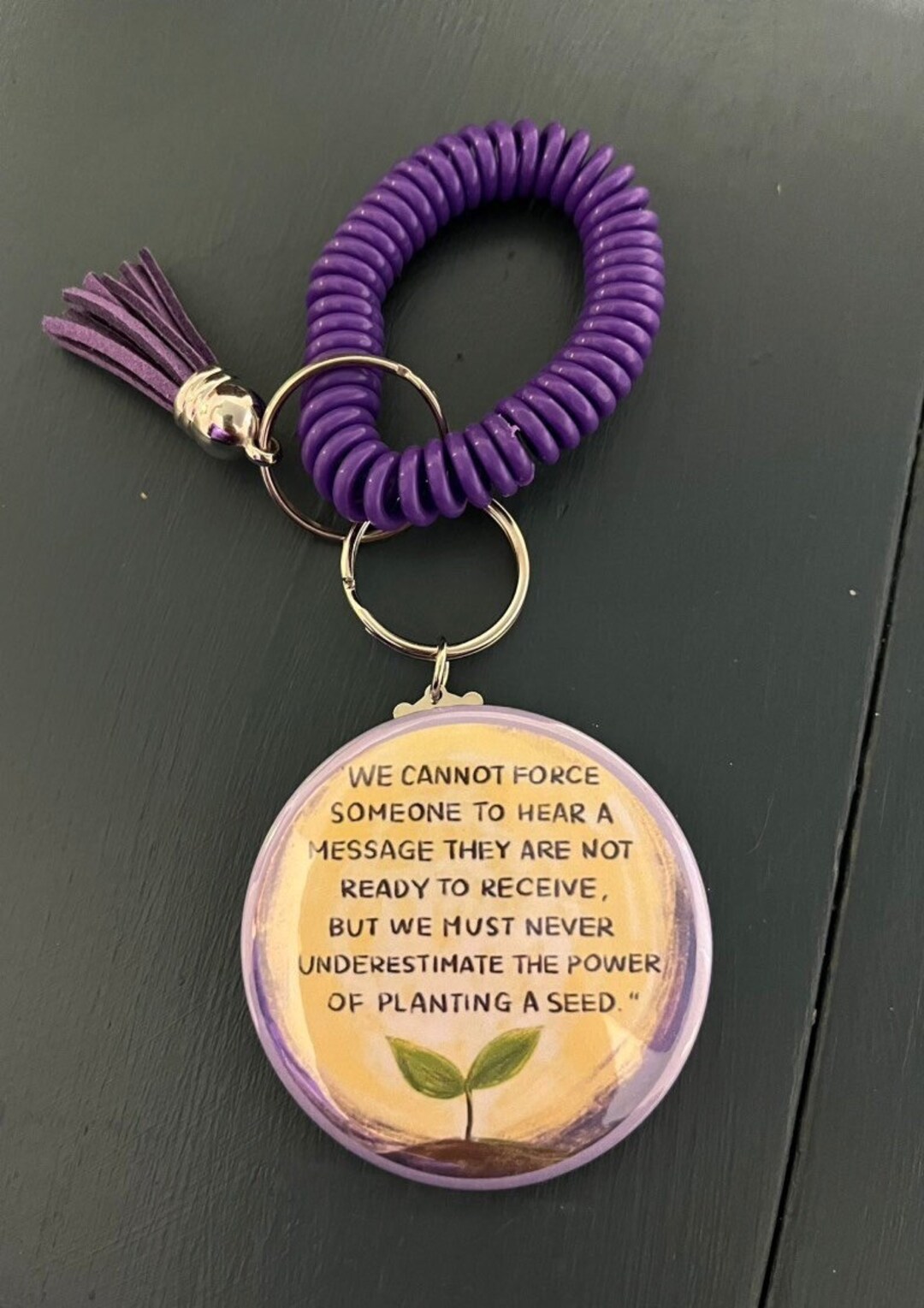 Plant a Seed Keychain, God Keychain, Faith Keychain, Keychains ...