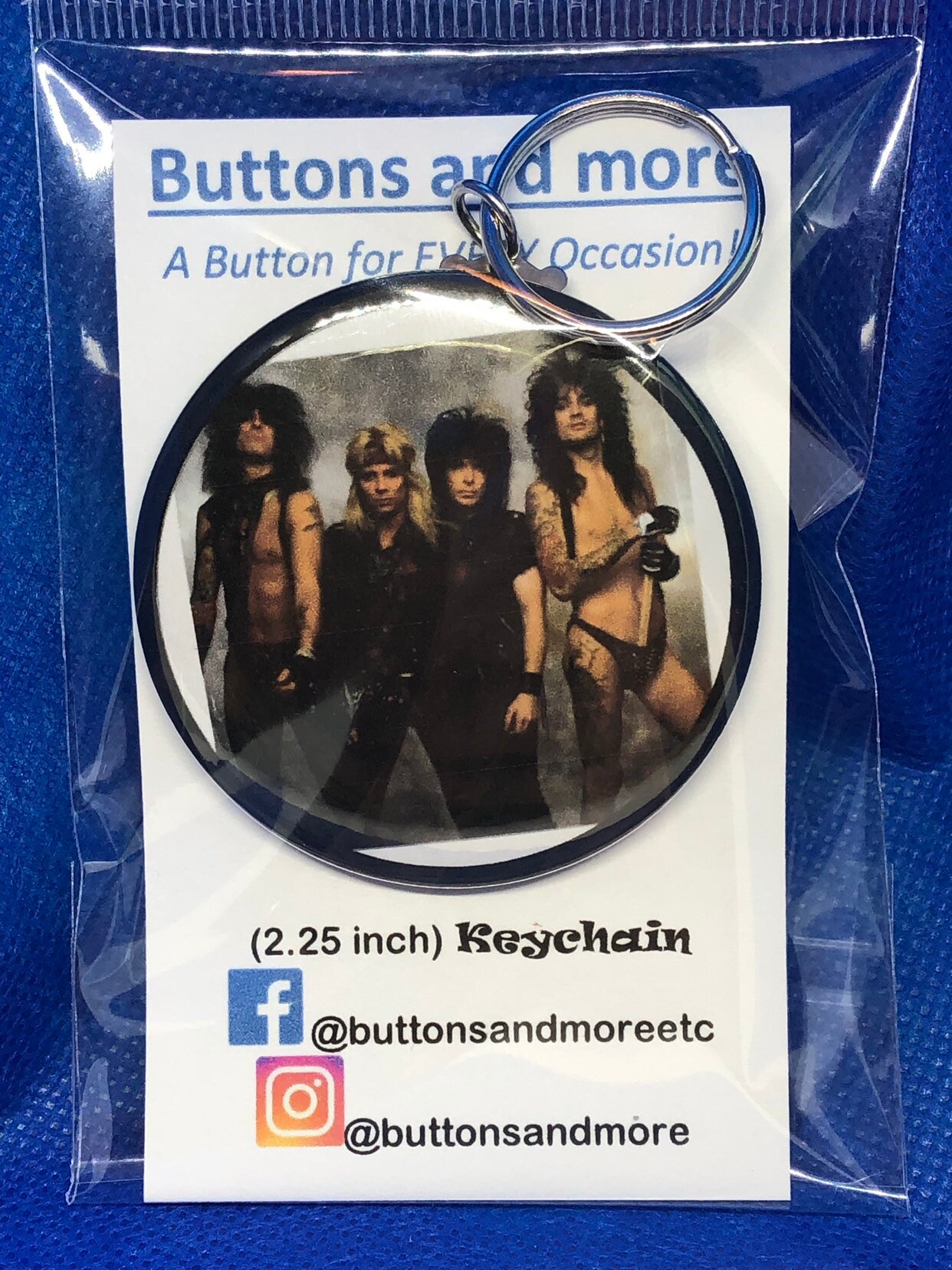 Motley Crue Keychain, Motley Crue, Keychain, Tommy Lee, Vince Neil ...