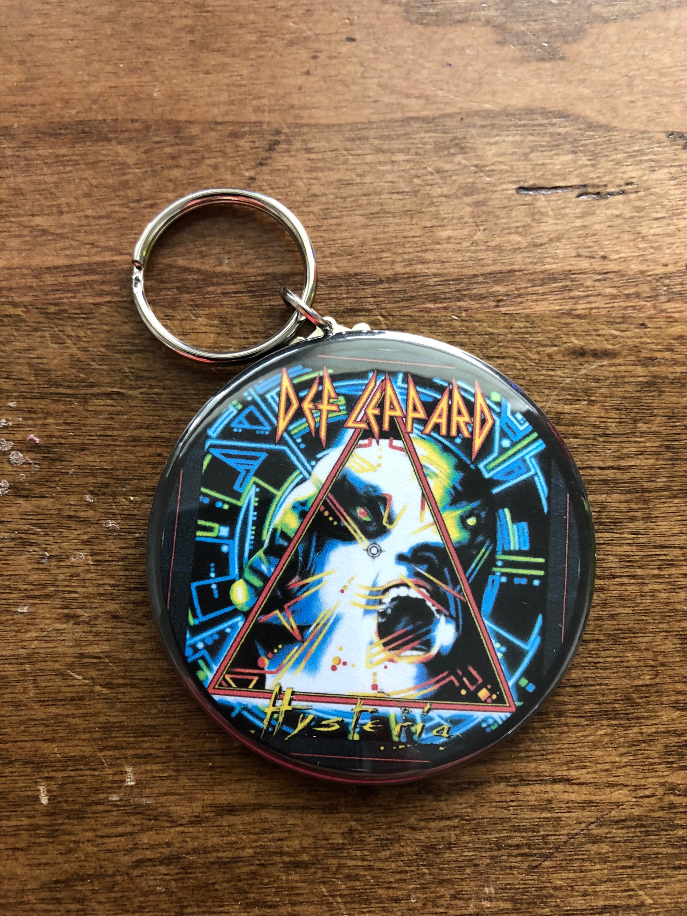 Def Leppard Keychain Def Leppard Keychain Rock Band | Etsy