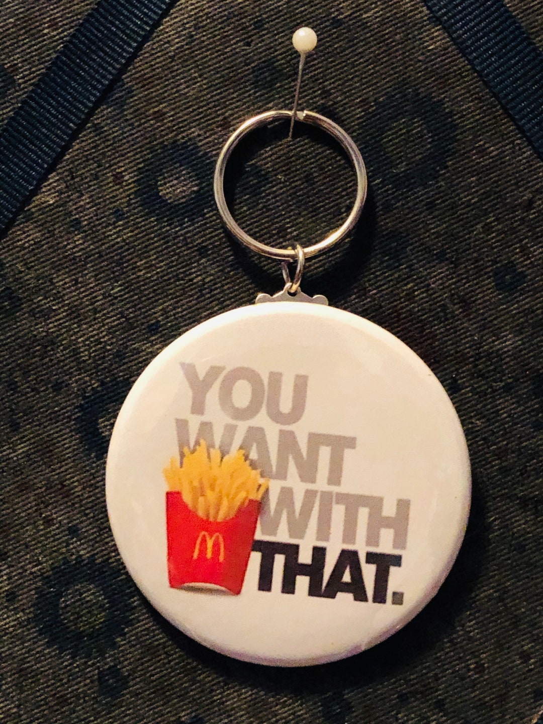 You Want Fries With That Keychain, Mcdonald’s Fries Keychain, Keychains ...