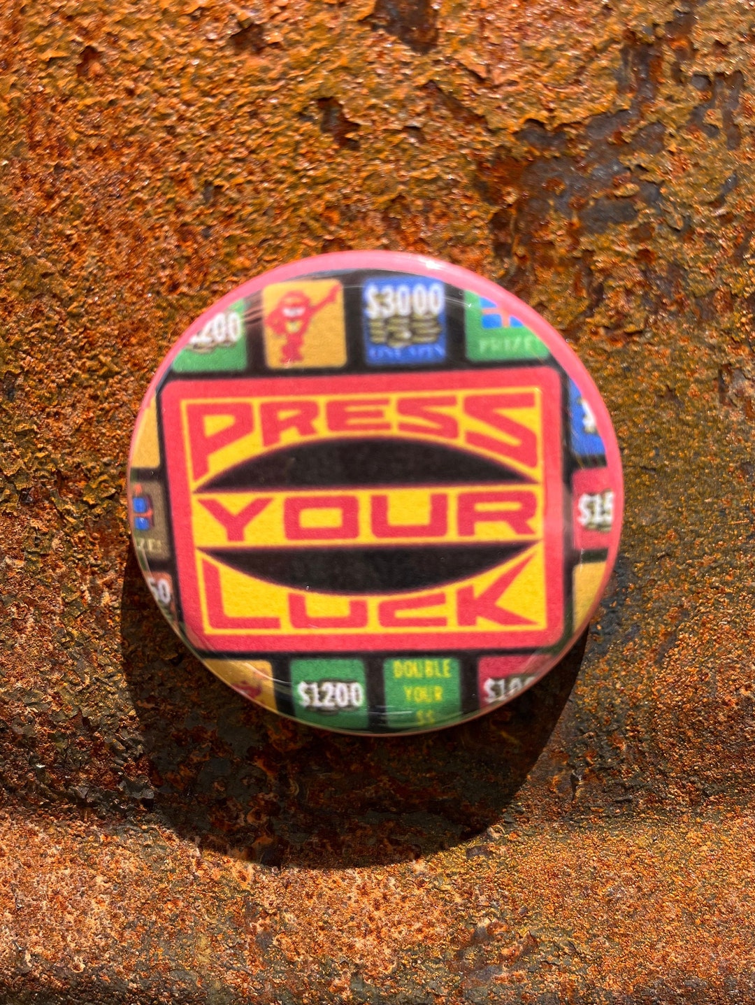 Press Your Luck Magnet, Button, Keychain, Press Your Luck, Game Show ...