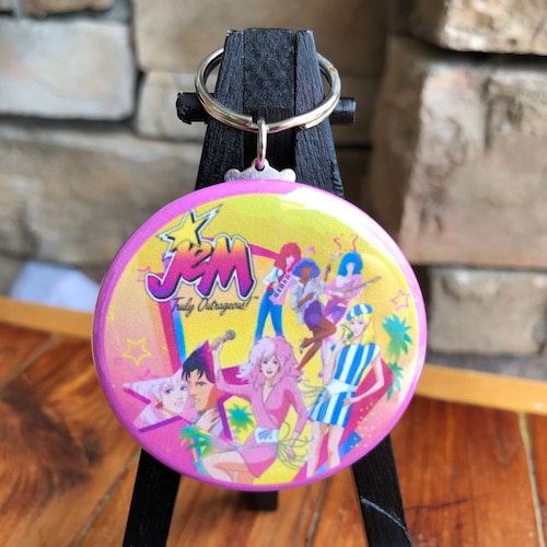 Jem Keychain Jem and the Holograms Keychain Jem Keychains - Etsy