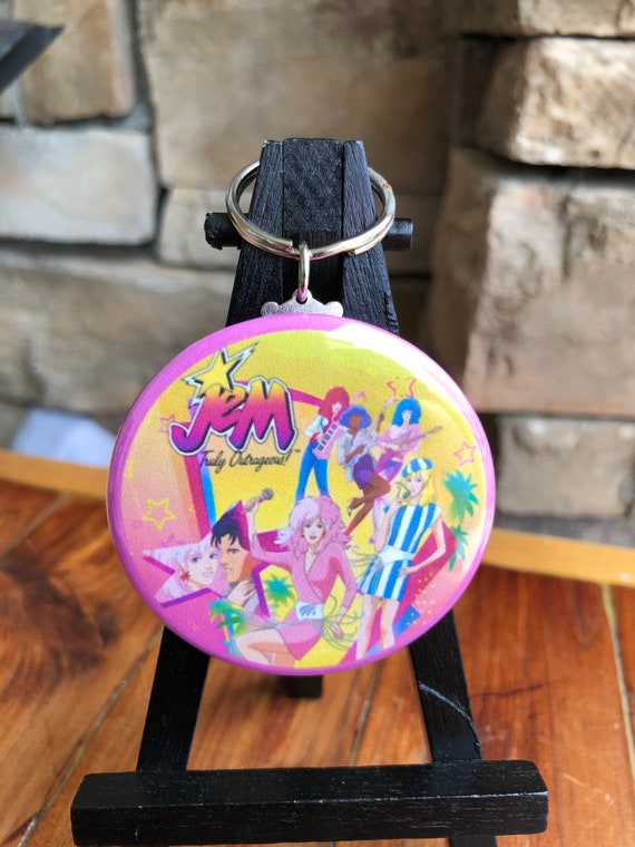 Jem Keychain Jem and the Holograms Keychain Jem Keychains - Etsy