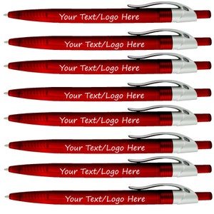 500 Personalized Ballpoint Pens Business Name Logo Pens Bulk - Etsy