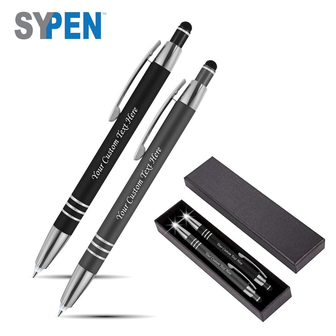 Christmas Personalized Pen Gift Set,led Night Writers, 2 Metal Luxury ...