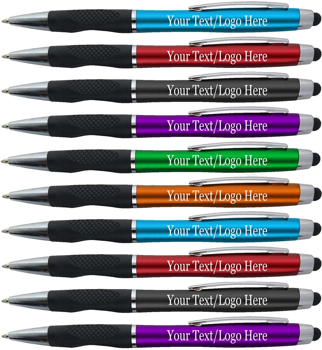 300 Personalized Pens-blue INK- With Imprinted Logo/text, Custom ...