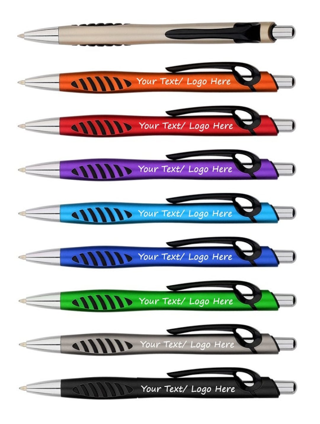 300 Logo Pens With Imprinted Custom Text, Personalized Ballpoint Pens ...